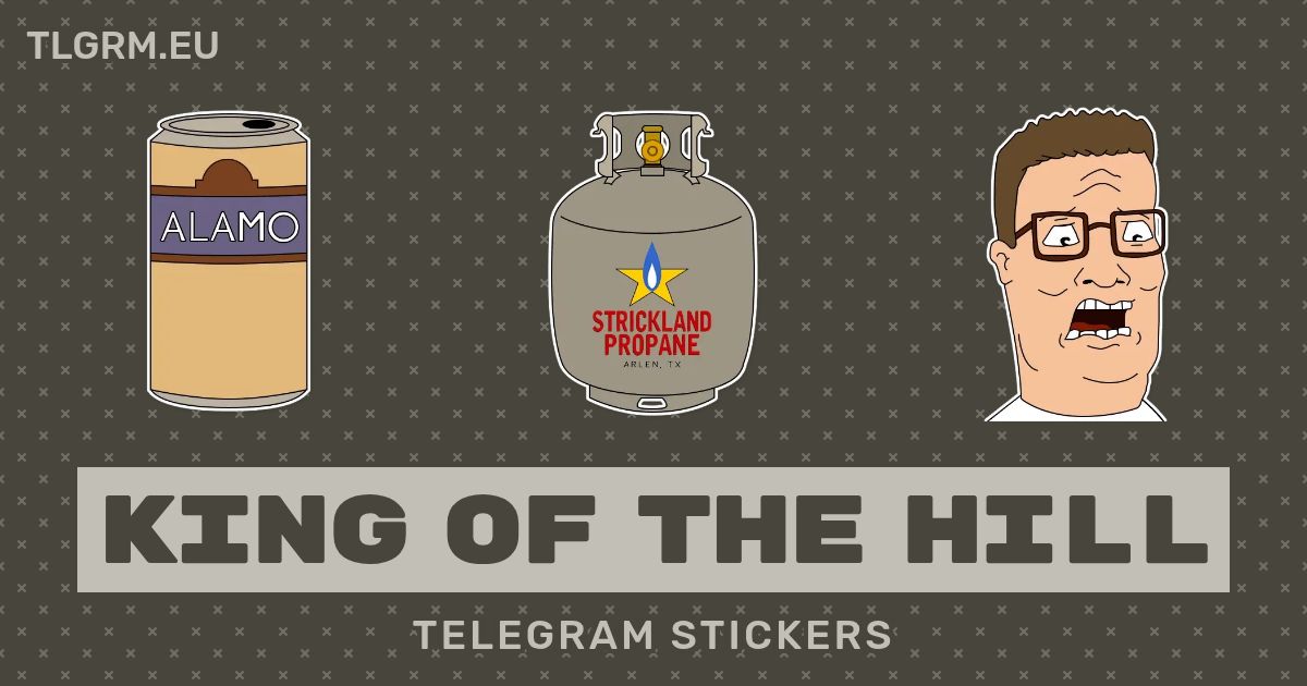 “King of the Hill” stickers set for Telegram