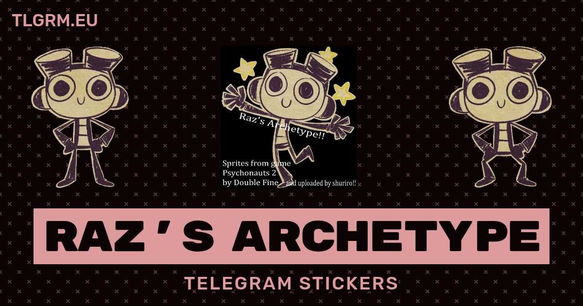 “Raz's Archetype” stickers set for Telegram