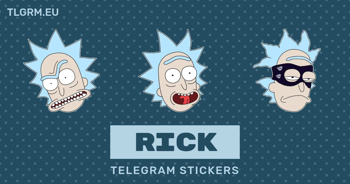 “Rick” stickers set for Telegram