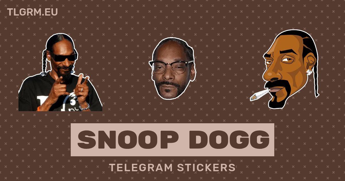 “Snoop Dogg” stickers set for Telegram