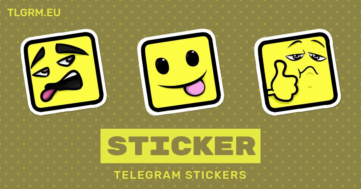 “Sticker” stickers set for Telegram