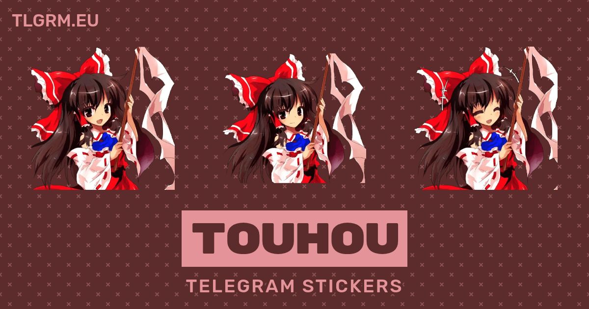 “Touhou” stickers set for Telegram