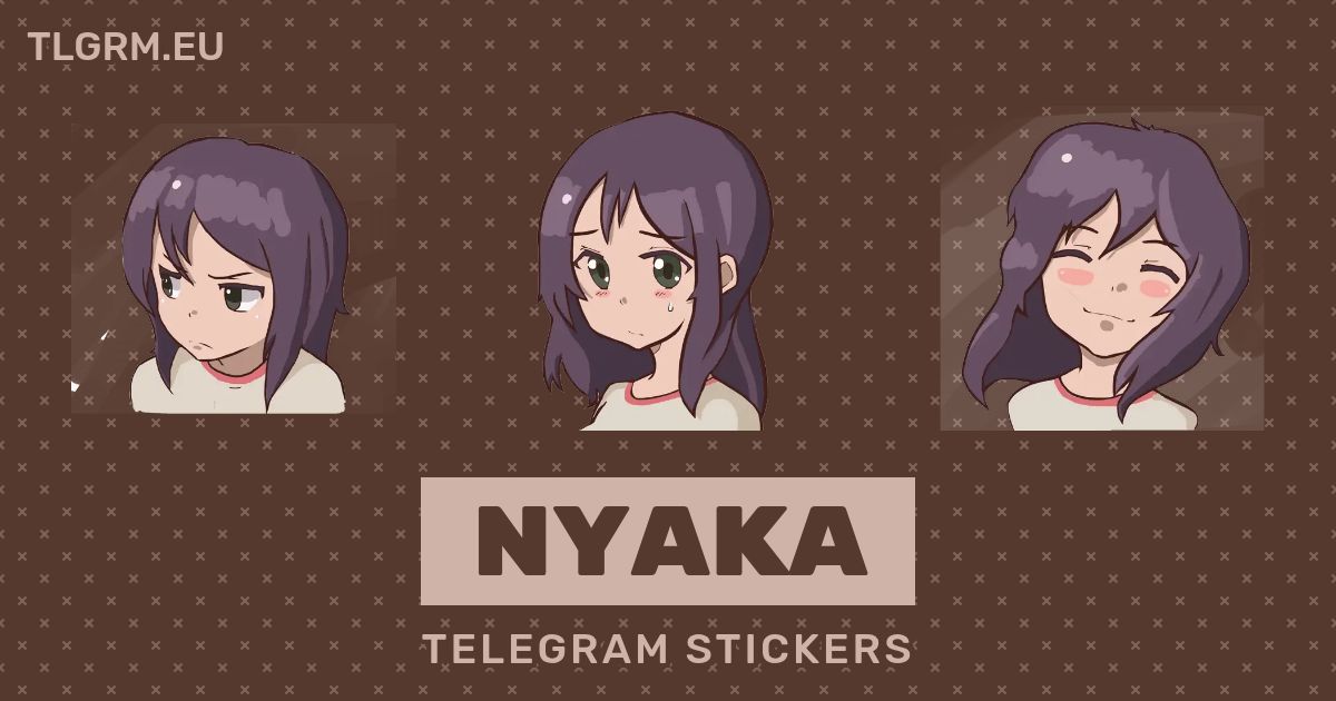 “Nyaka” stickers set for Telegram