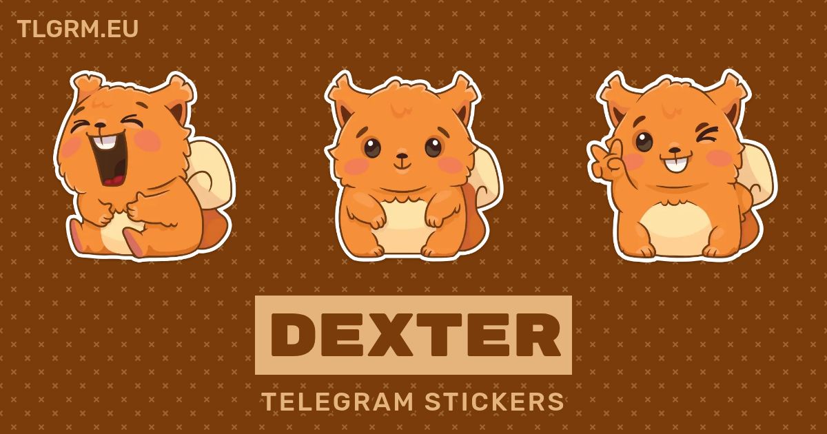 “Dexter” stickers set for Telegram