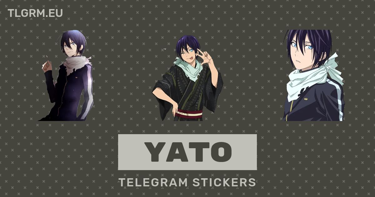 “Yato” stickers set for Telegram